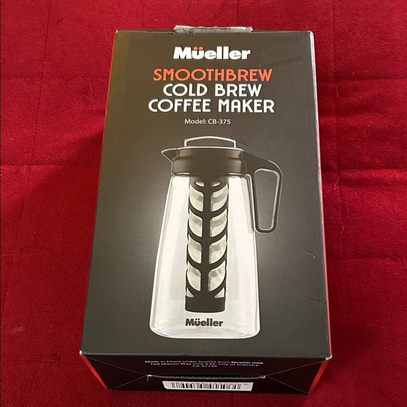 Mueller | Kitchen | Mueller Smoothbrew Cold Brew Coffee Maker Black ...